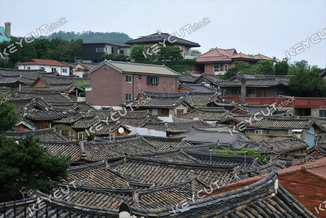 주춧돌, 목재, 난간, 지붕, 한국-1530742760-키컷스톡