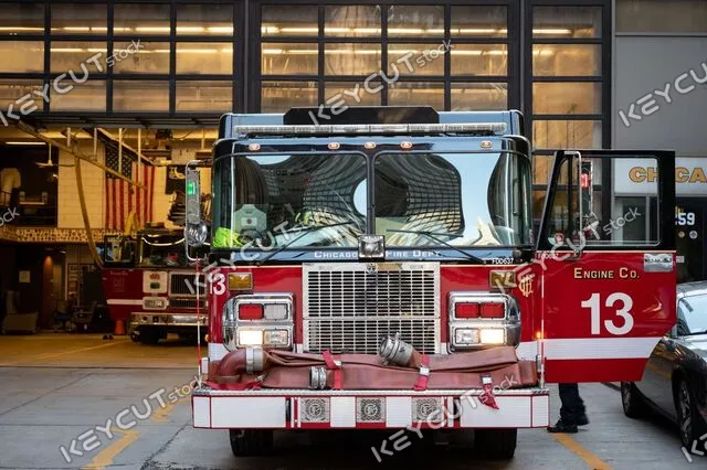 차량, 소방관, 할로겐, 등, 경보-1964563338-키컷스톡